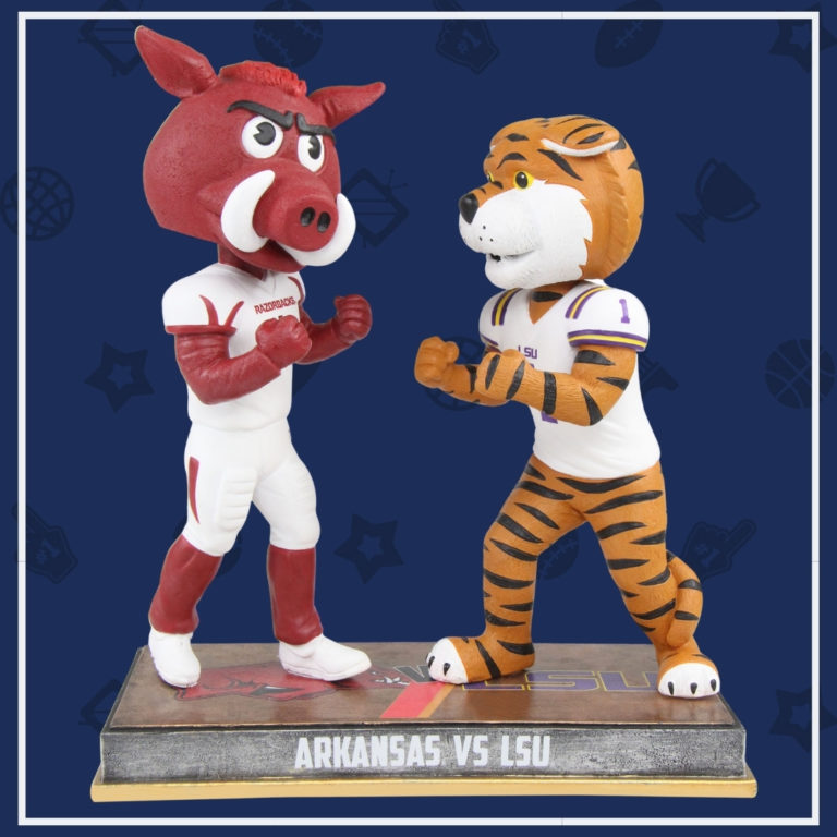 Arkansas vs. LSU Rivalry Bobblehead Unveiled – National Bobblehead Hall ...