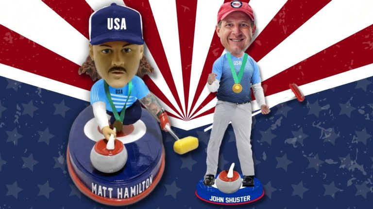 Matt Hamilton and John Shuster Curling Bobbleheads Unveiled – National ...
