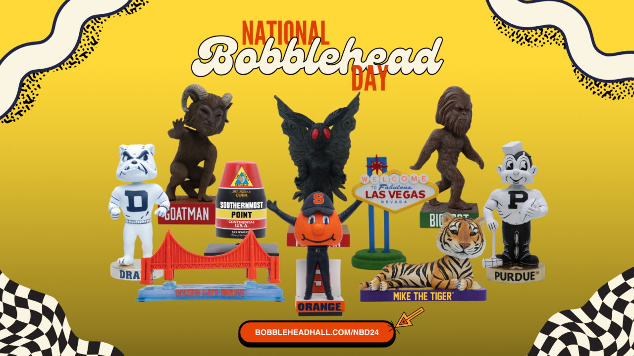 National Bobblehead Day 2024 Bobblehead Releases – National Bobblehead ...